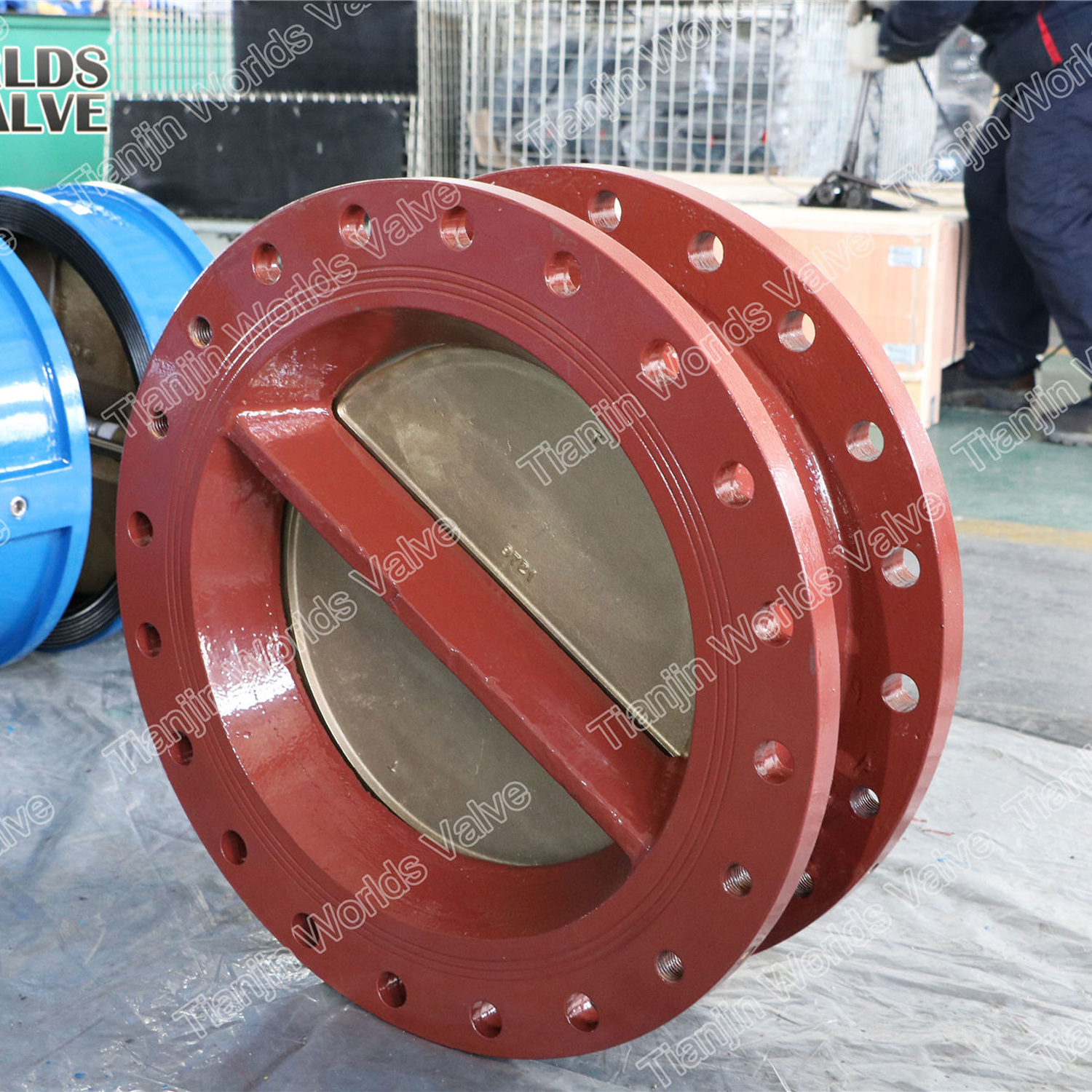 Double flanged Dual Plate Check Valves Aluminum Bronze Disc from China ...