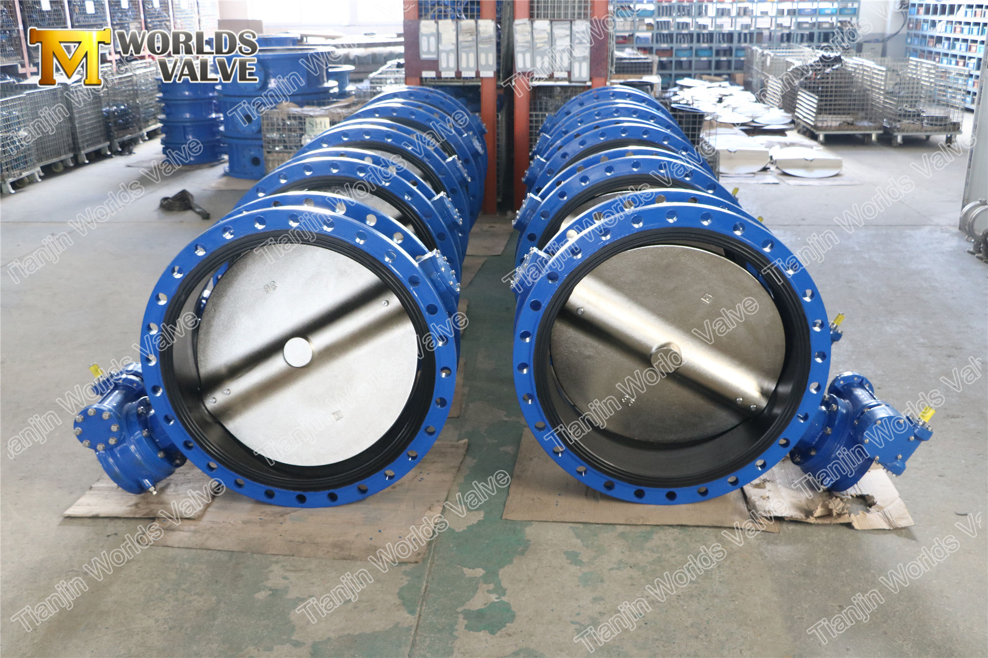 Centerline Double Flange Butterfly Valve with Vulcanized Seat from China manufacturer - Tianjin ...