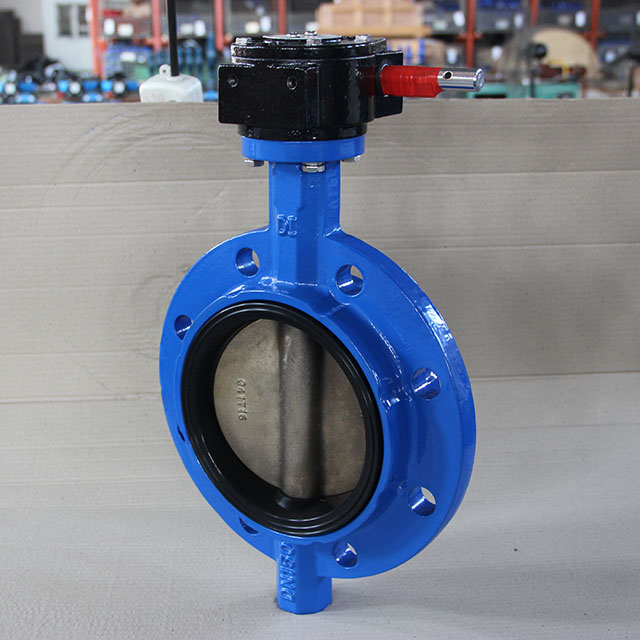 Concentric Single Flange Butterfly Valve with Rubber Soft Seat Face-to ...