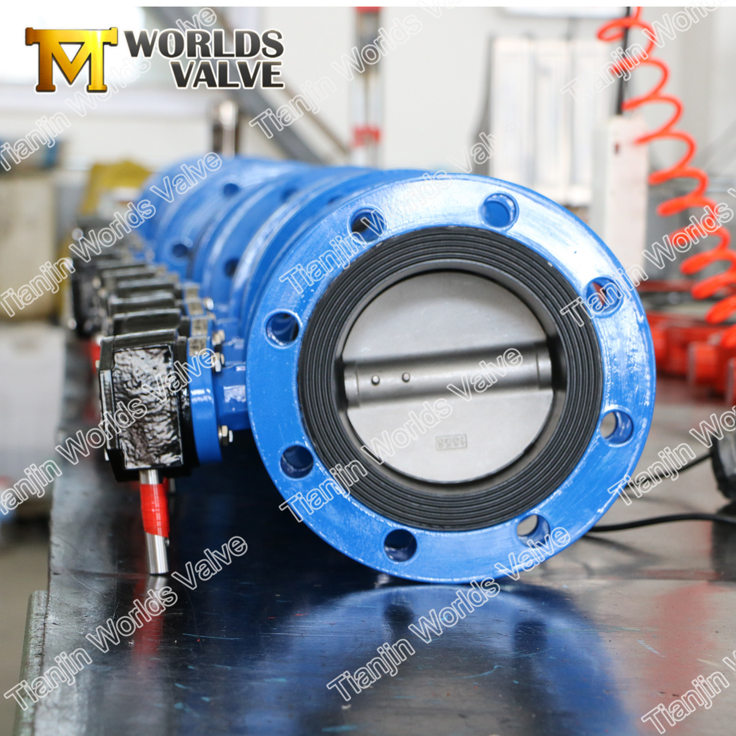 Centerline Double Flange Butterfly Valve with Vulcanized Seat from China manufacturer - Tianjin ...