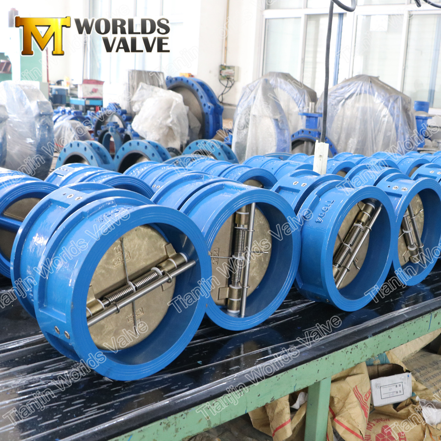 Wafer Duo Check Valves PN10 PN16 150LB from China manufacturer ...
