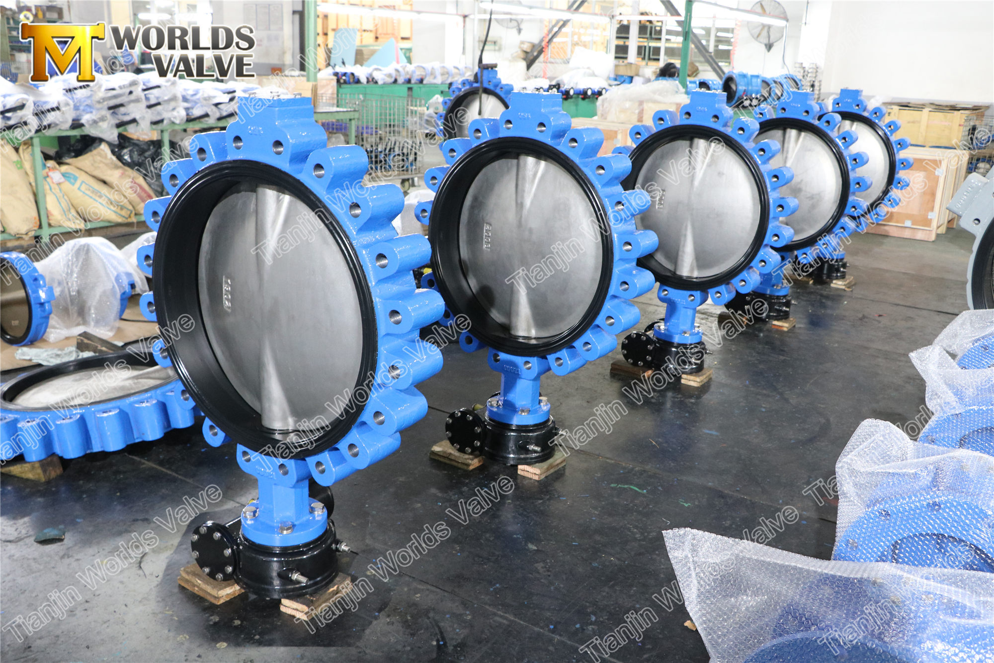 FC20 FCD40 JIS 5k 10k Butterfly Valve with Threaded Hole from China ...