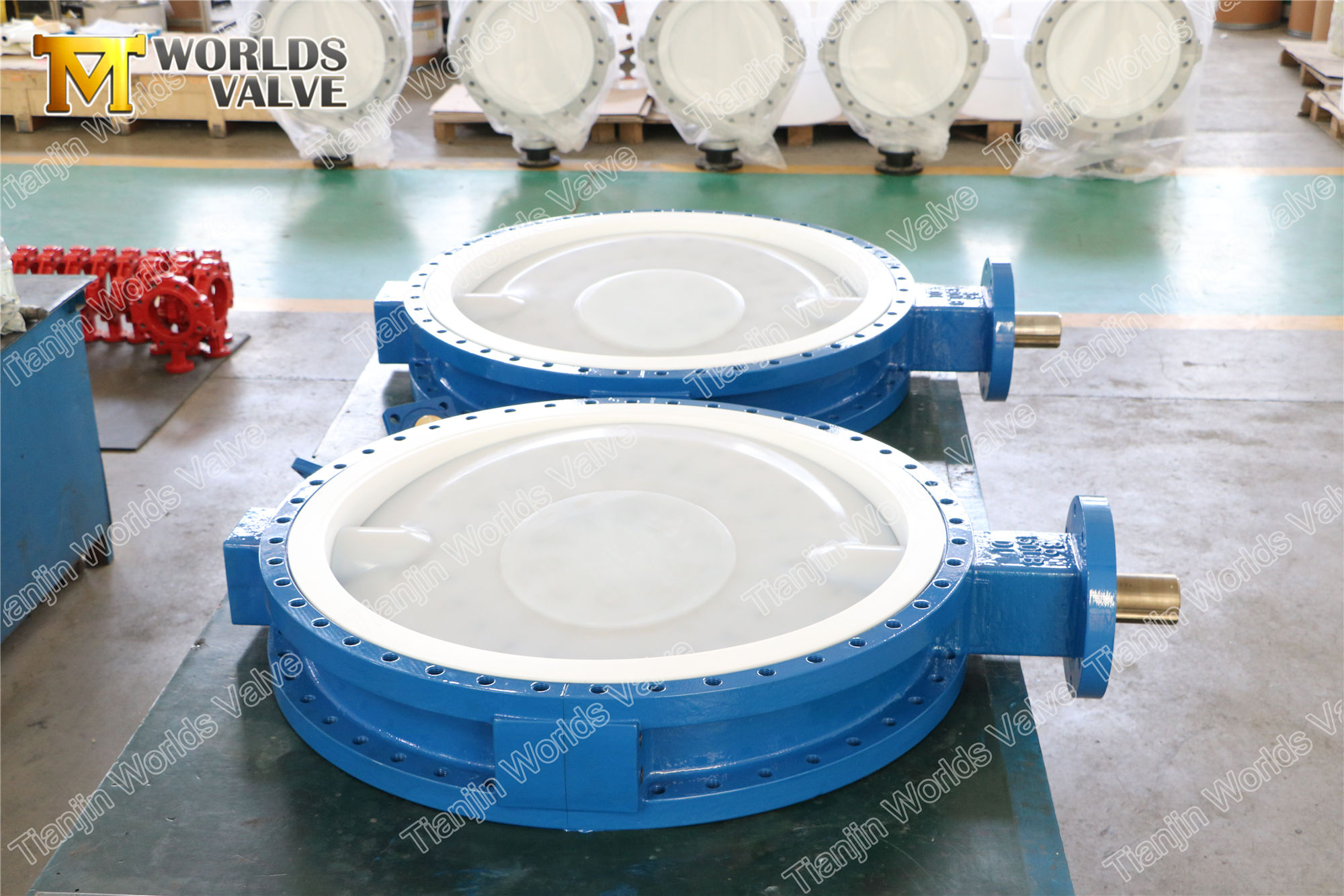 PFA Coated Lining Butterfly Valves Two Piece Body from China ...